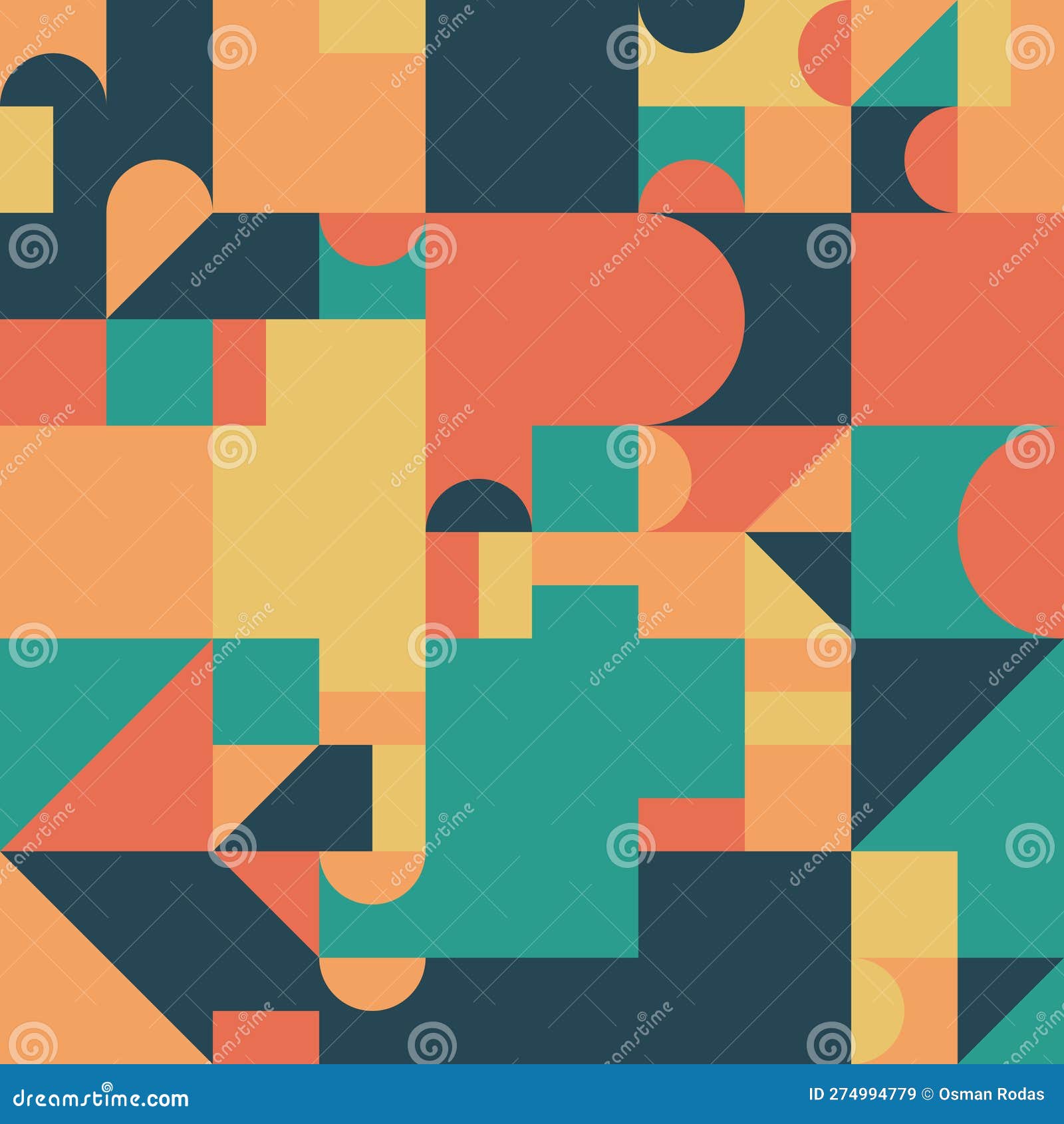 Pattern Background Green Yellow and Orange Stock Illustration ...