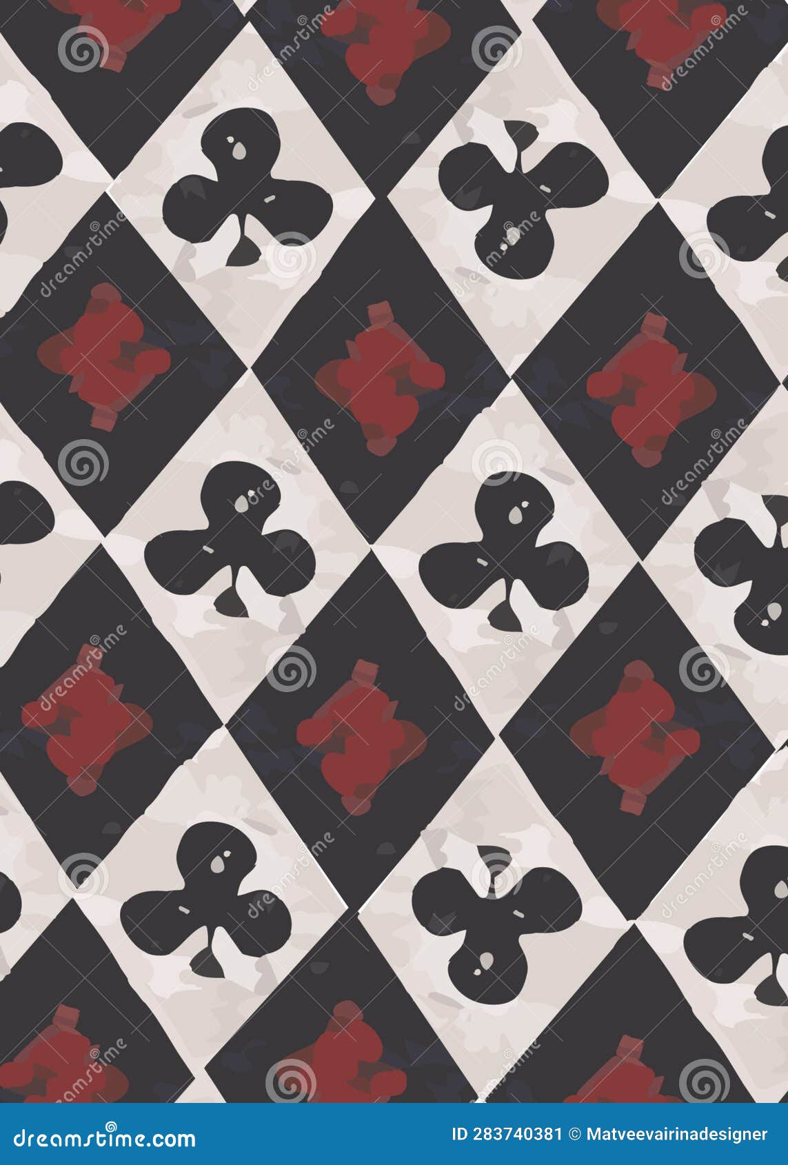 Pattern Background with Playing Cards,bright and Interesting,cards ...