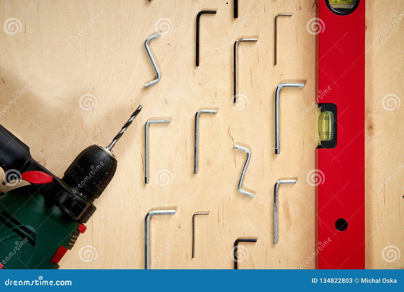 Various Allen Keys In A Perspex Container. Royalty-Free Stock Photo ...