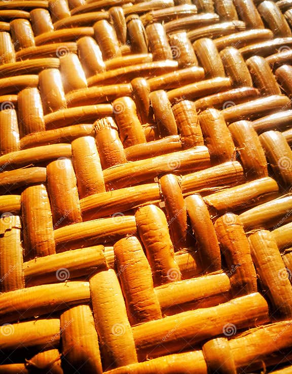 The Pattern of the Basketwork Background. Stock Photo - Image of ...