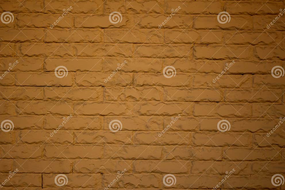 Pattern of a Beautiful Brick Wall of Light Brown Brick Stock Image ...