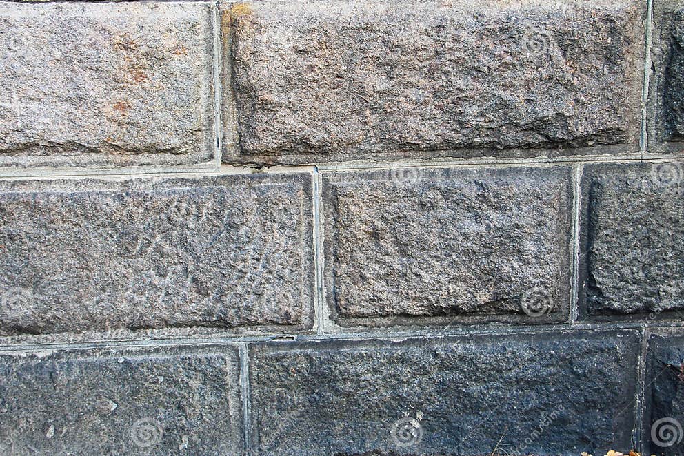 Pattern of Big Square Block Wall Texture Stock Photo - Image of aged ...