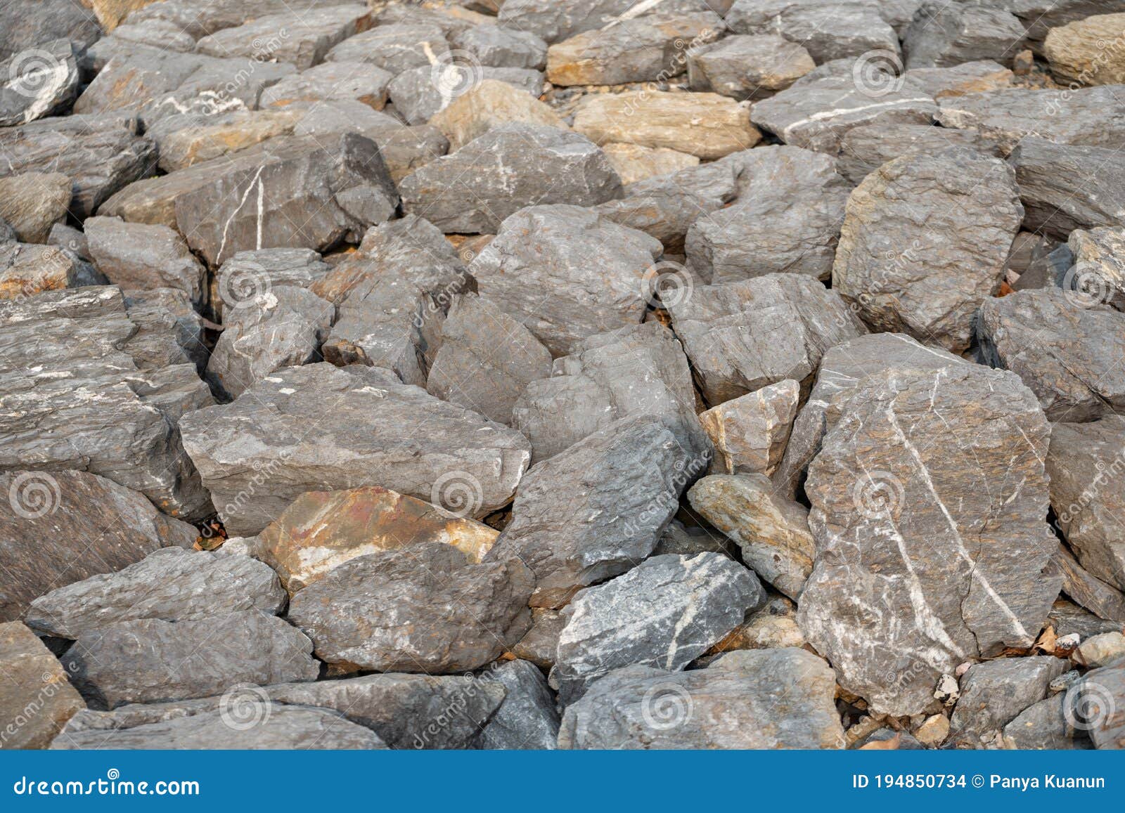 Pattern of Big Stone Wall for Background Stock Photo - Image of floor ...