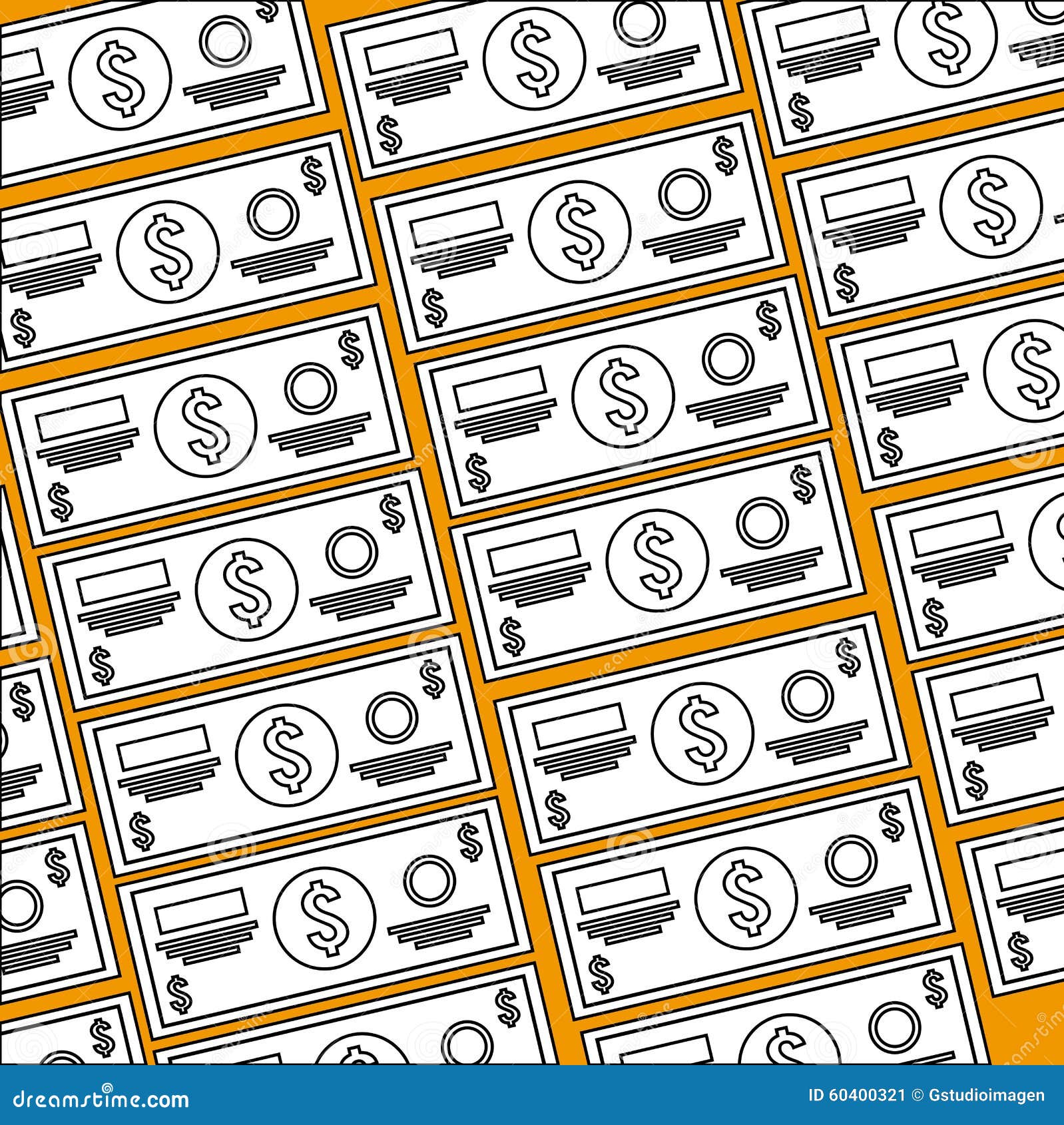 Pattern bills stock vector. Illustration of banknote - 60400321