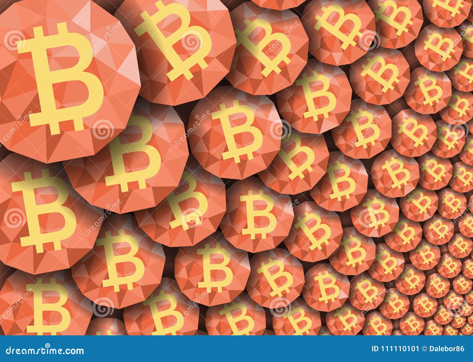 Pattern with Bitcoin Symbols. Stock Vector - Illustration of design, blockchain: 111110101