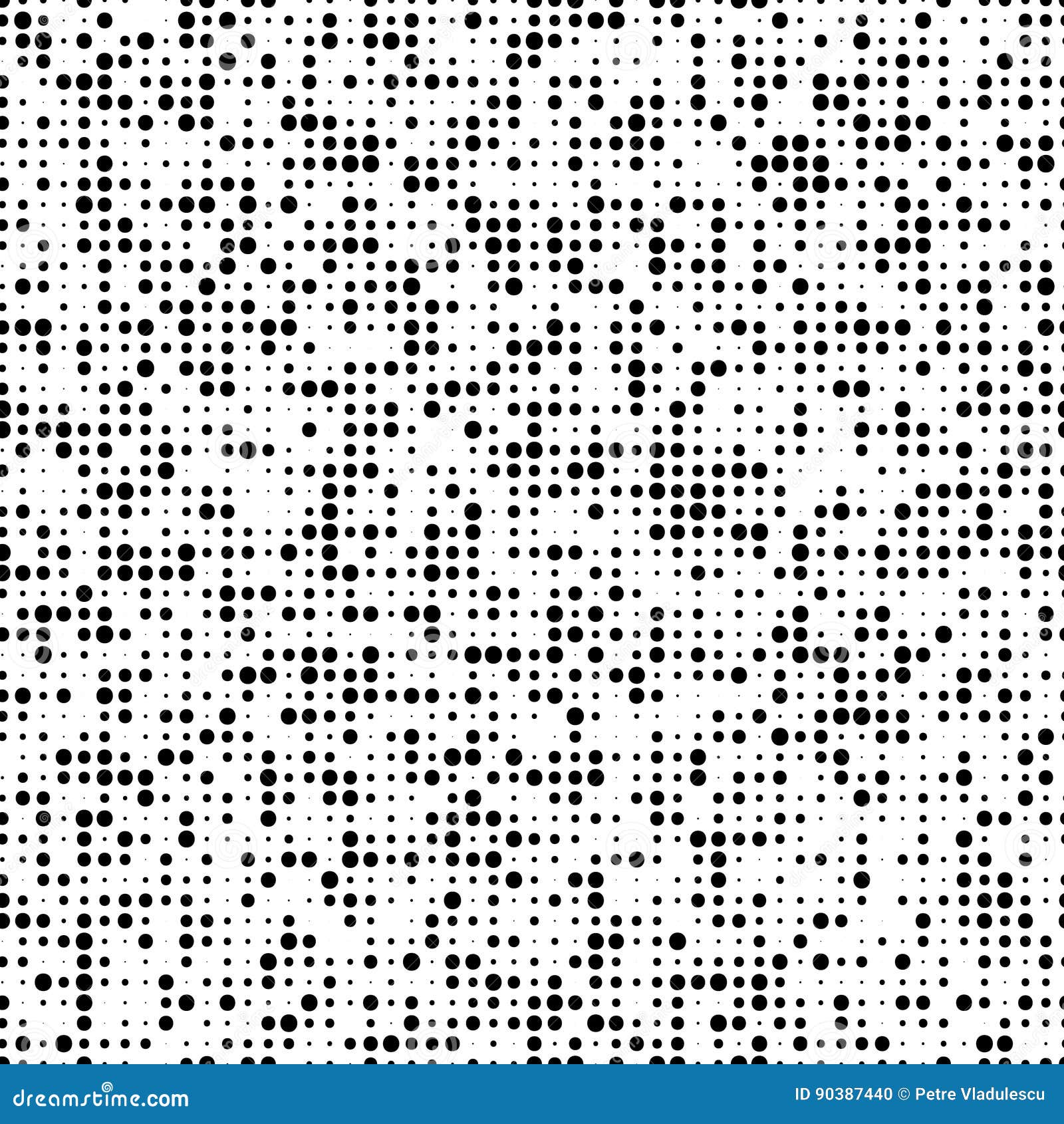 Pattern with black dots stock vector. Illustration of simple - 90387440