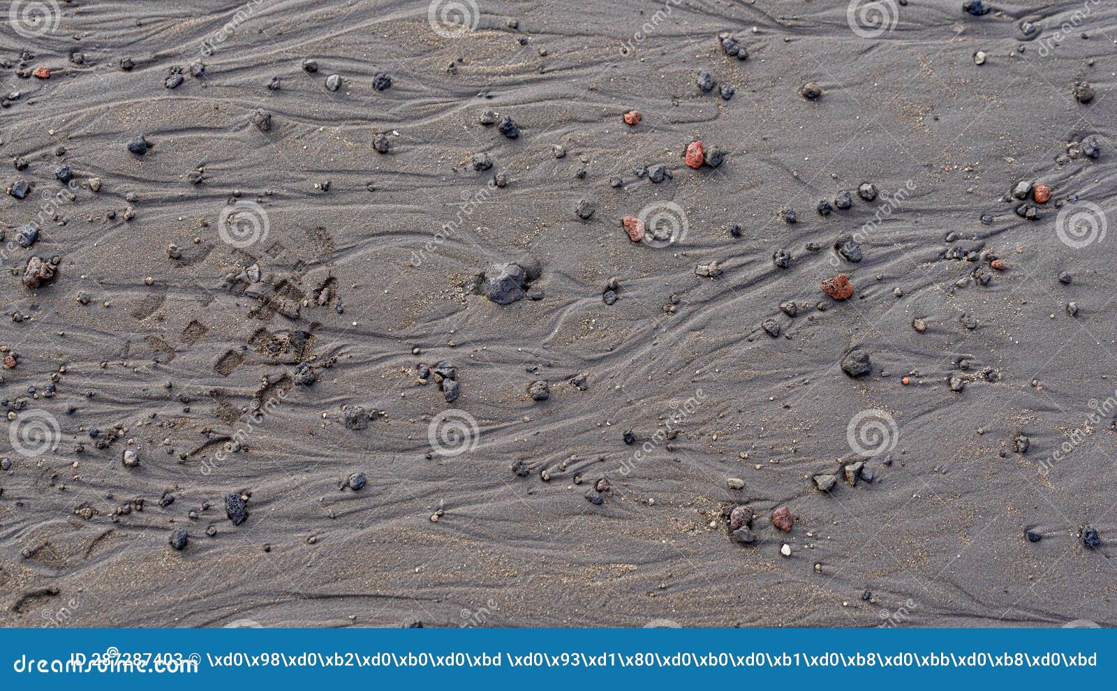 Pattern of Black Flickering Volcanic Sand Texture. Volcano Stock Image ...