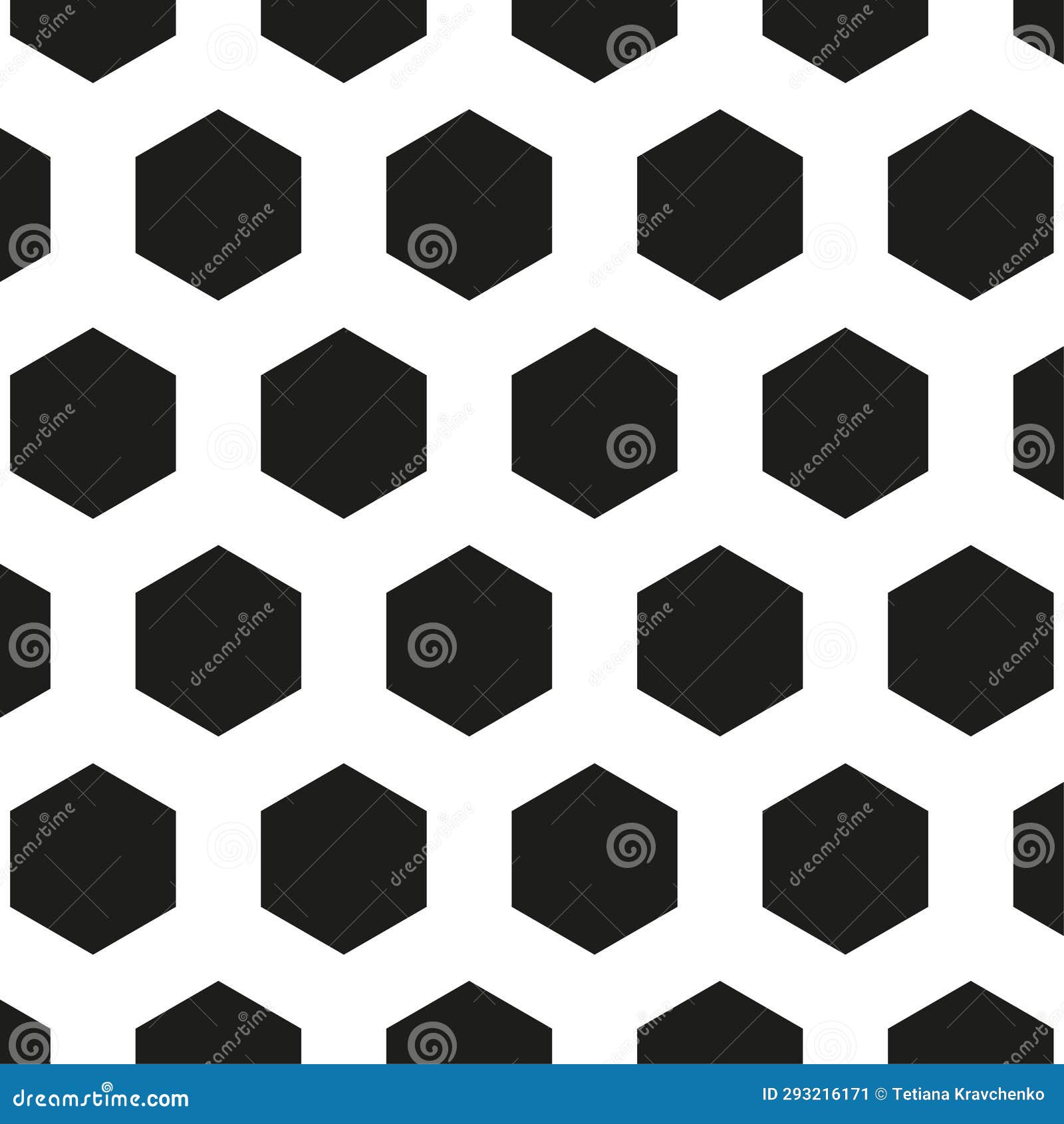 Pattern of Black Hexagons. Vector Illustration. EPS 10 Stock ...