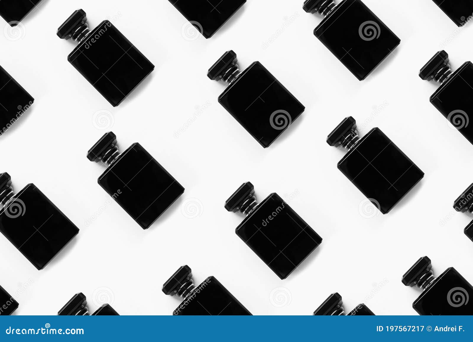 Pattern Of Perfume In The Style Of The Sketch On A Pink Background ...