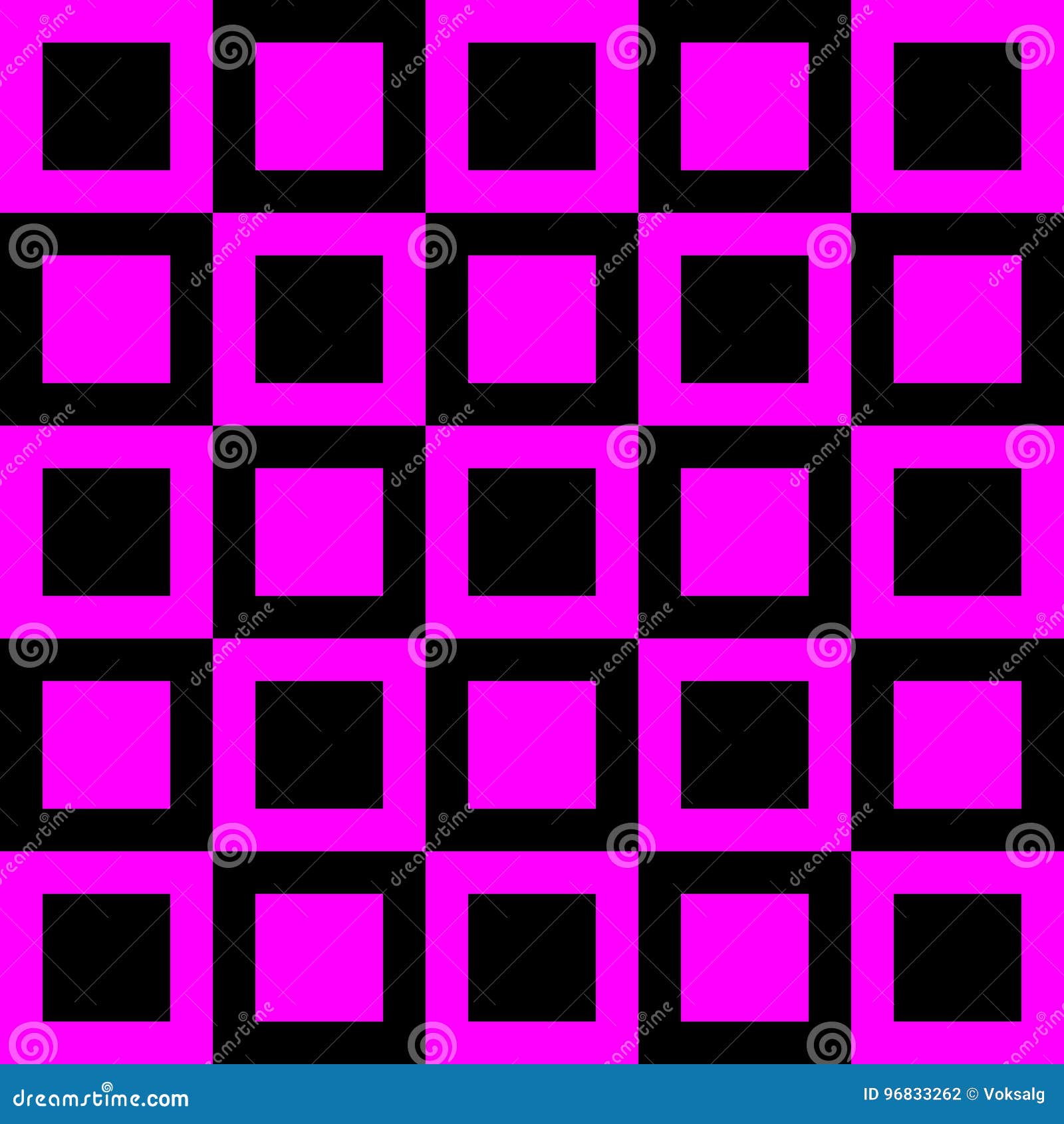 Pattern of Black and Pink Squares Stock Vector - Illustration of ...