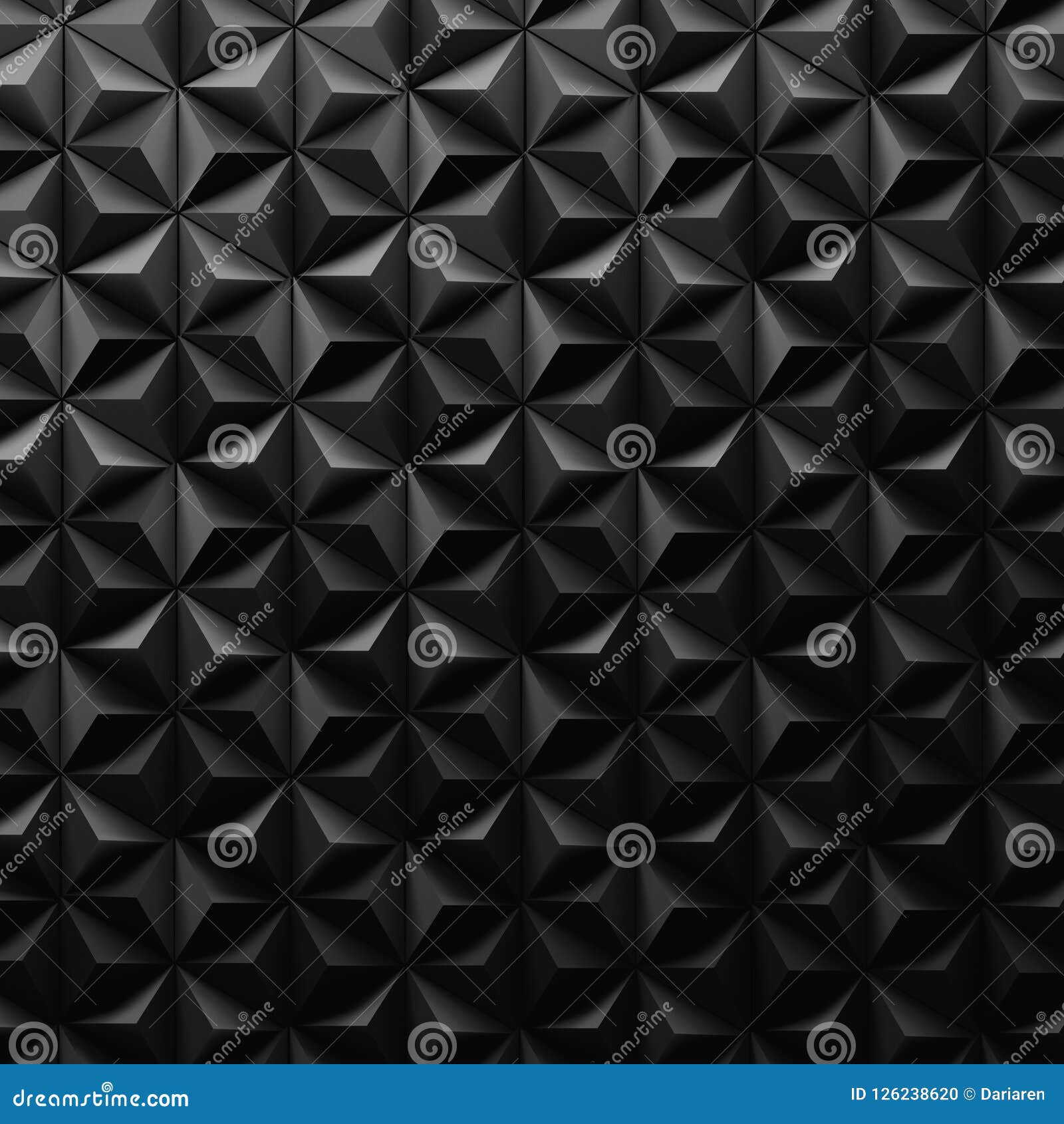 Pattern with Black Pyramids. Stock Illustration - Illustration of ...