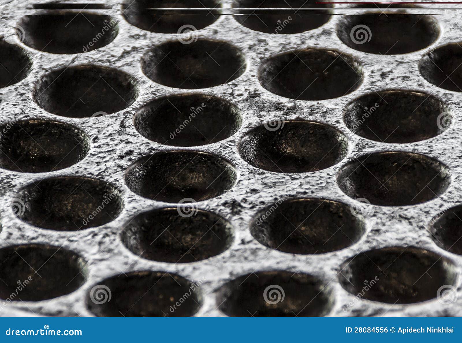 The Pattern of Black Steel Crucibles Stock Photo - Image of pattern ...