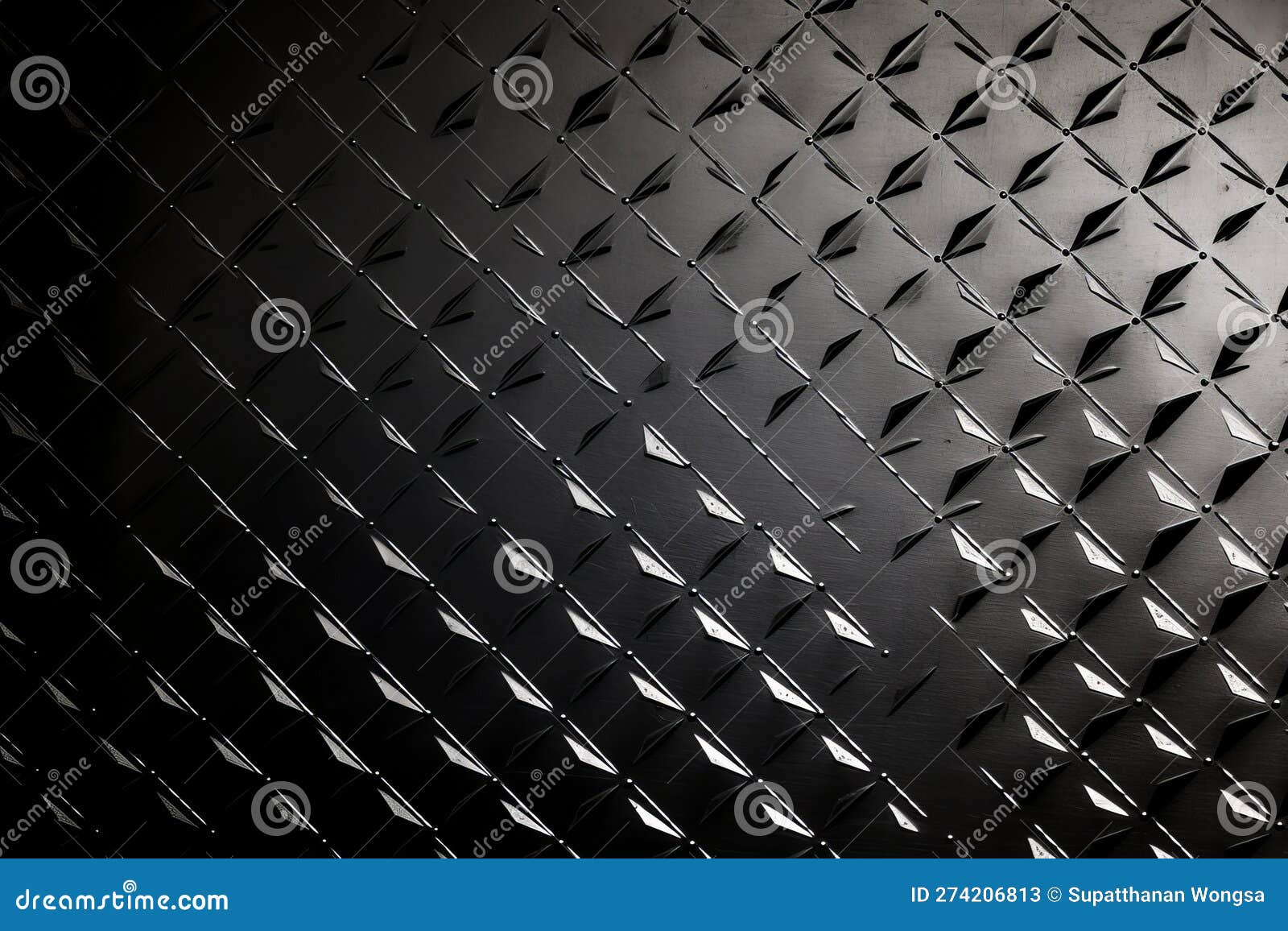 The Pattern of the Black Steel Floor Stock Illustration - Illustration ...