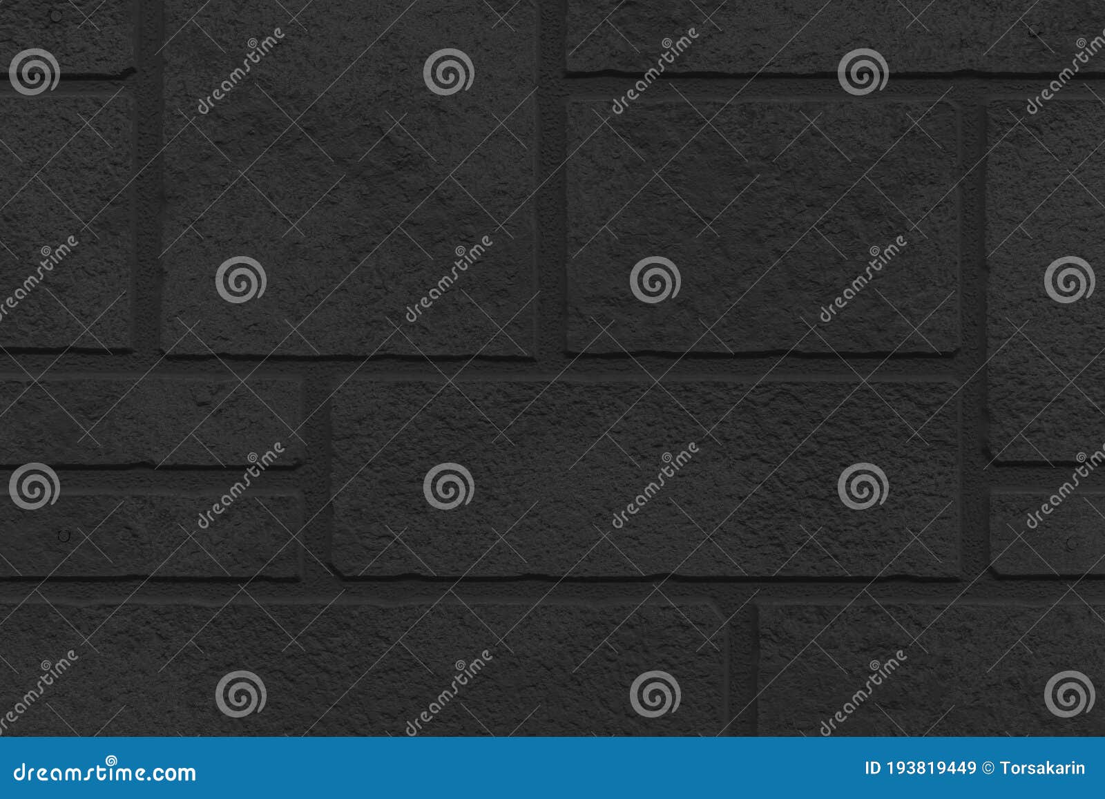 Pattern of Black Stone Cladding Wall Tile Texture and Seamless ...