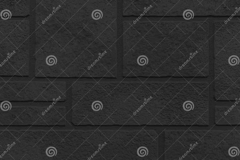 Pattern of Black Stone Cladding Wall Tile Texture and Seamless ...