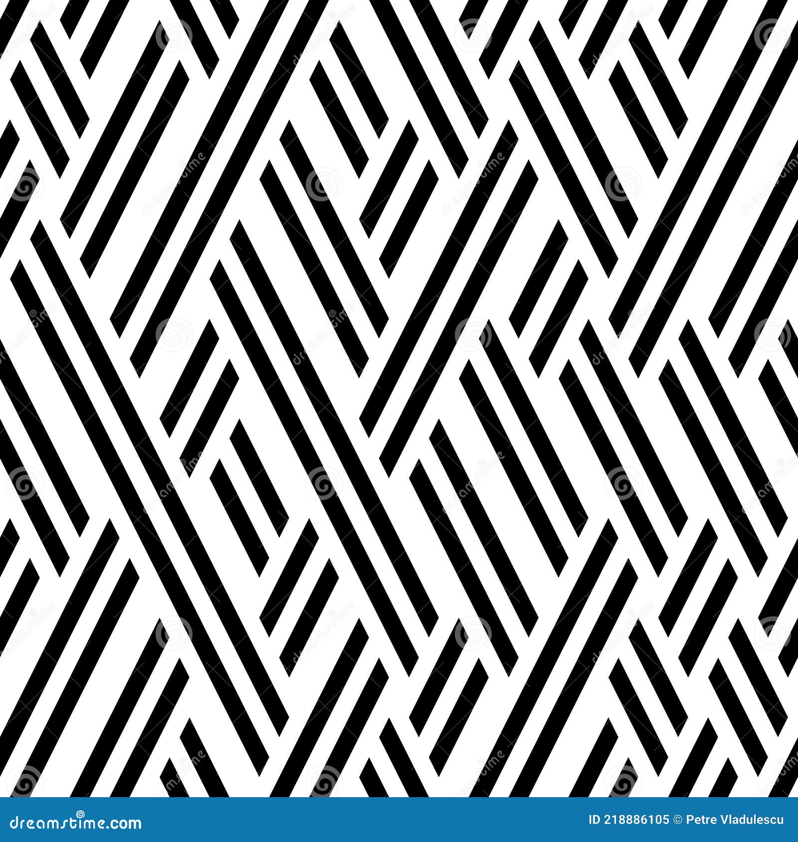 Pattern with Black Stripes 9291, Modern Stylish Image. Stock Vector ...