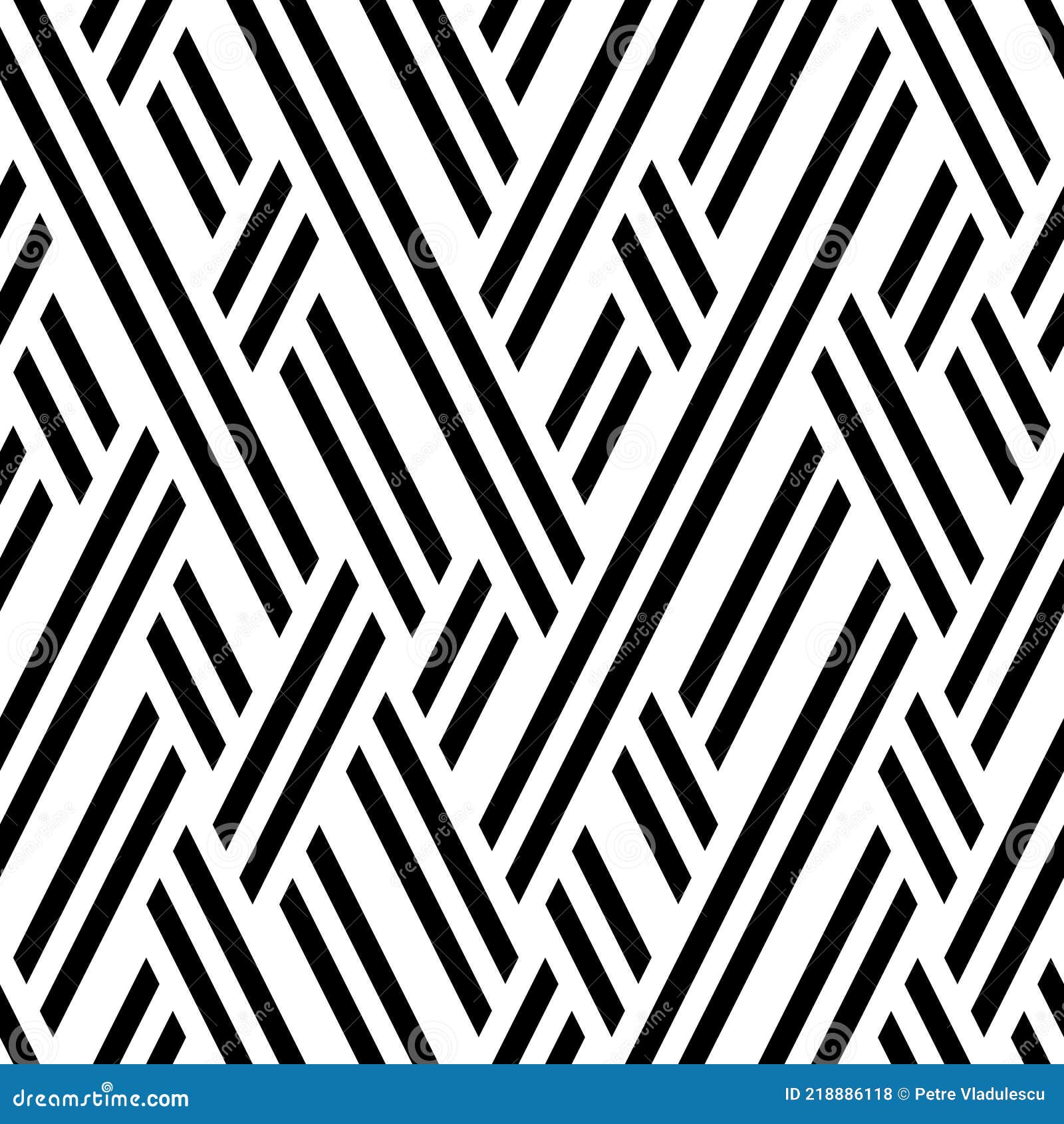 Pattern with Black Stripes 9298, Modern Stylish Image. Stock Vector ...