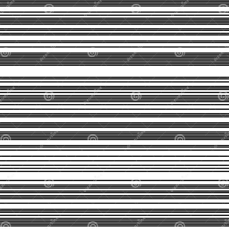 Pattern with Black and White Horizontal Lines Stock Vector ...