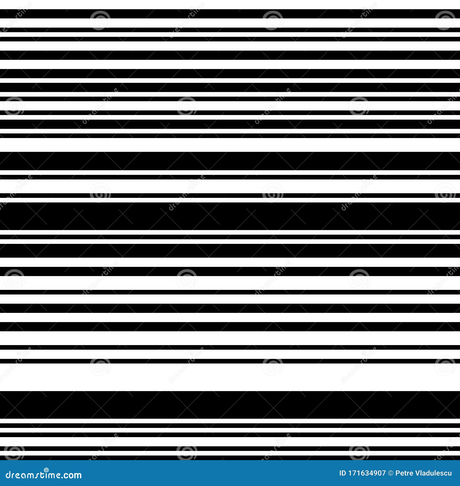 Pattern with Black and White Horizontal Lines, Modern Stylish Image ...