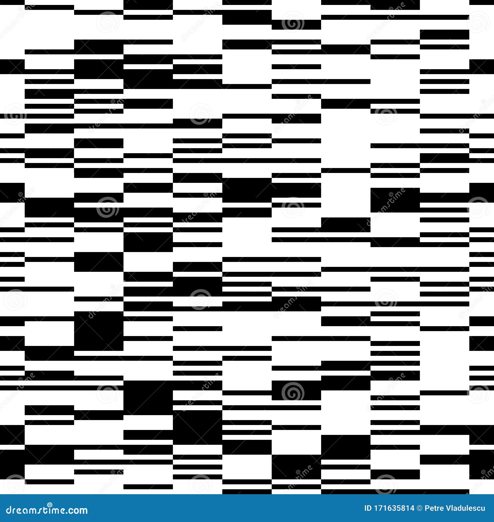 Pattern with Black and White Horizontal Lines (2), Modern Stylish Image ...