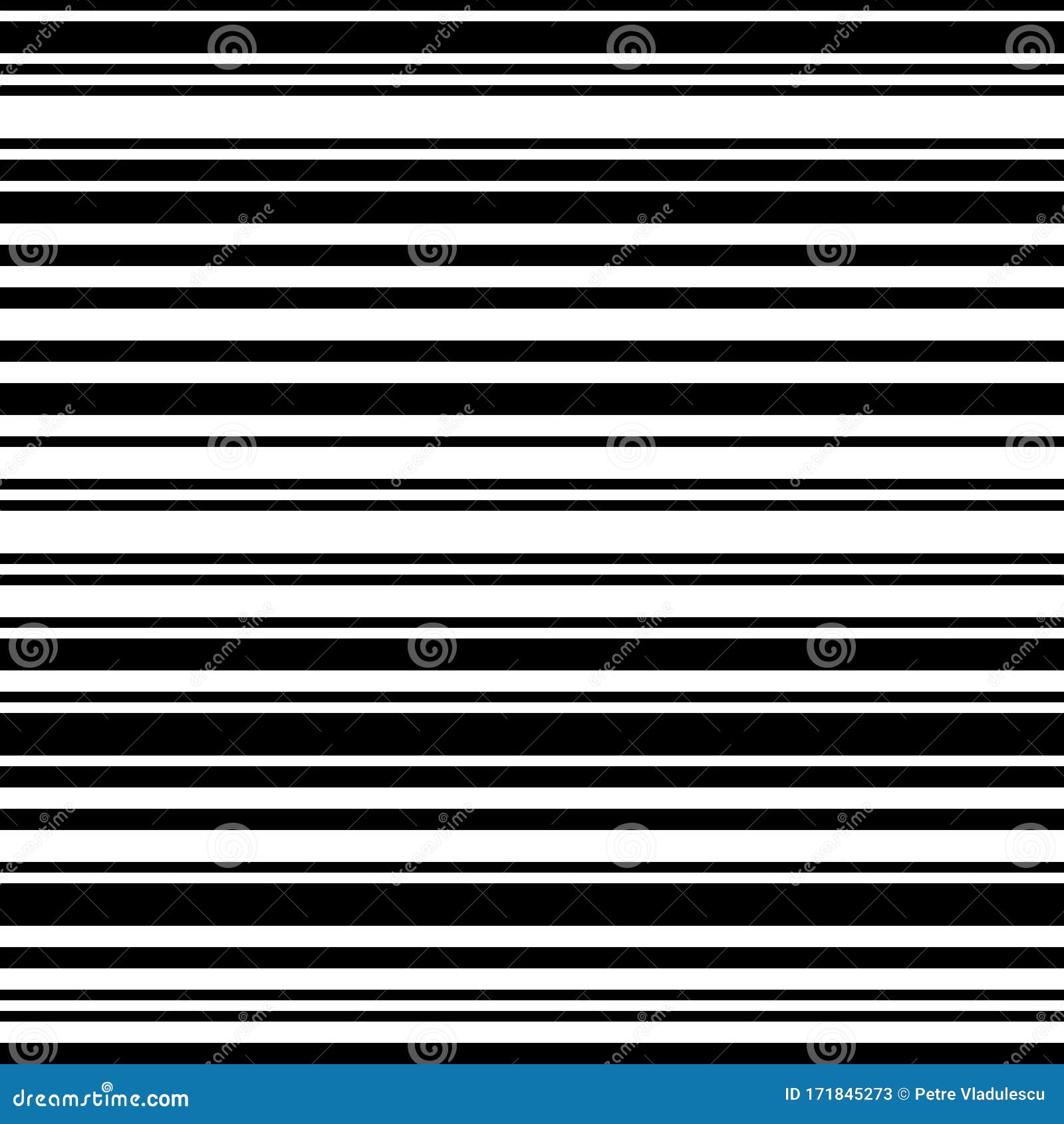 Pattern with Black and White Horizontal Lines, Modern Stylish Image ...