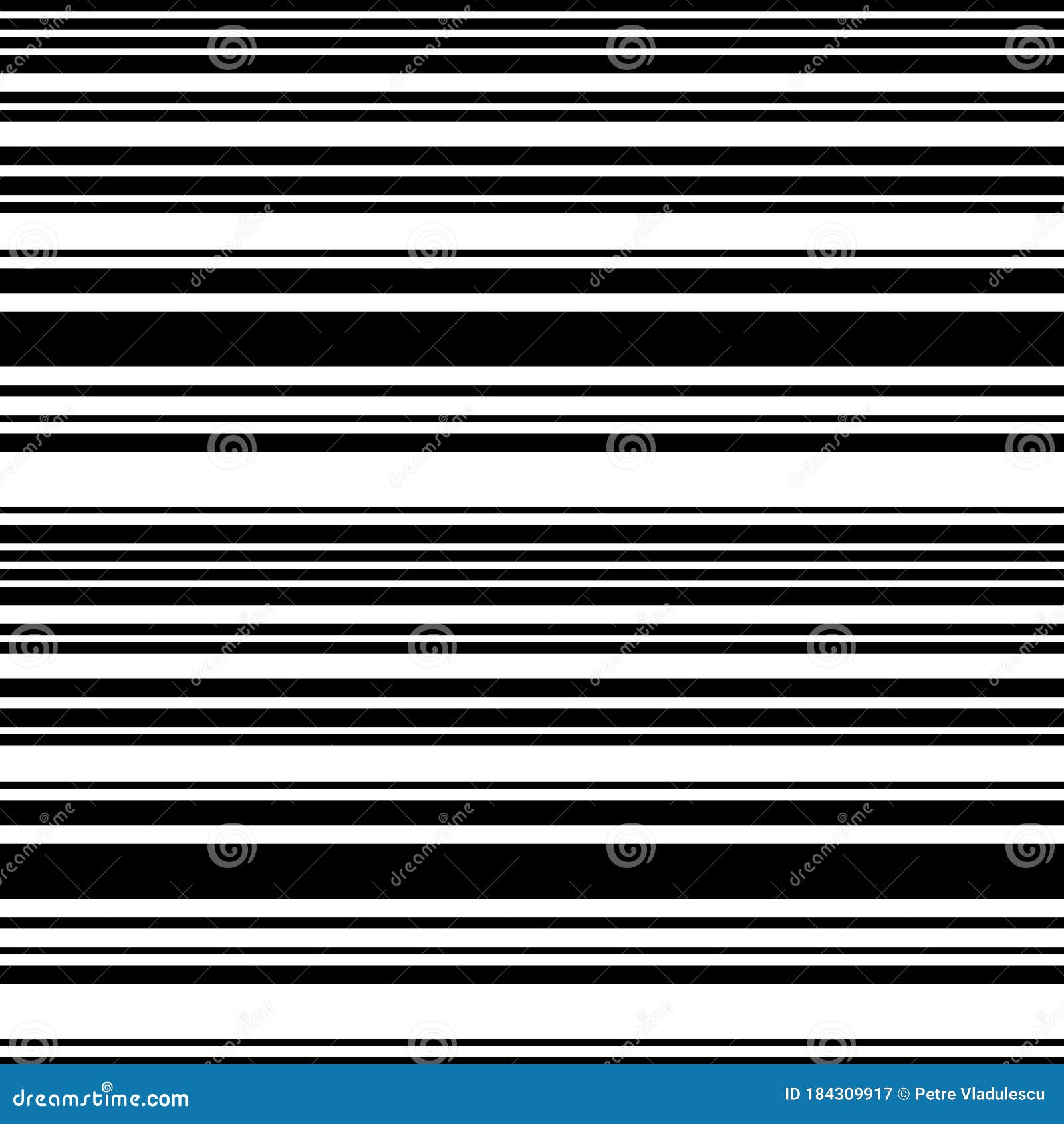 Pattern with Black and White Horizontal Lines, Modern Stylish Image ...