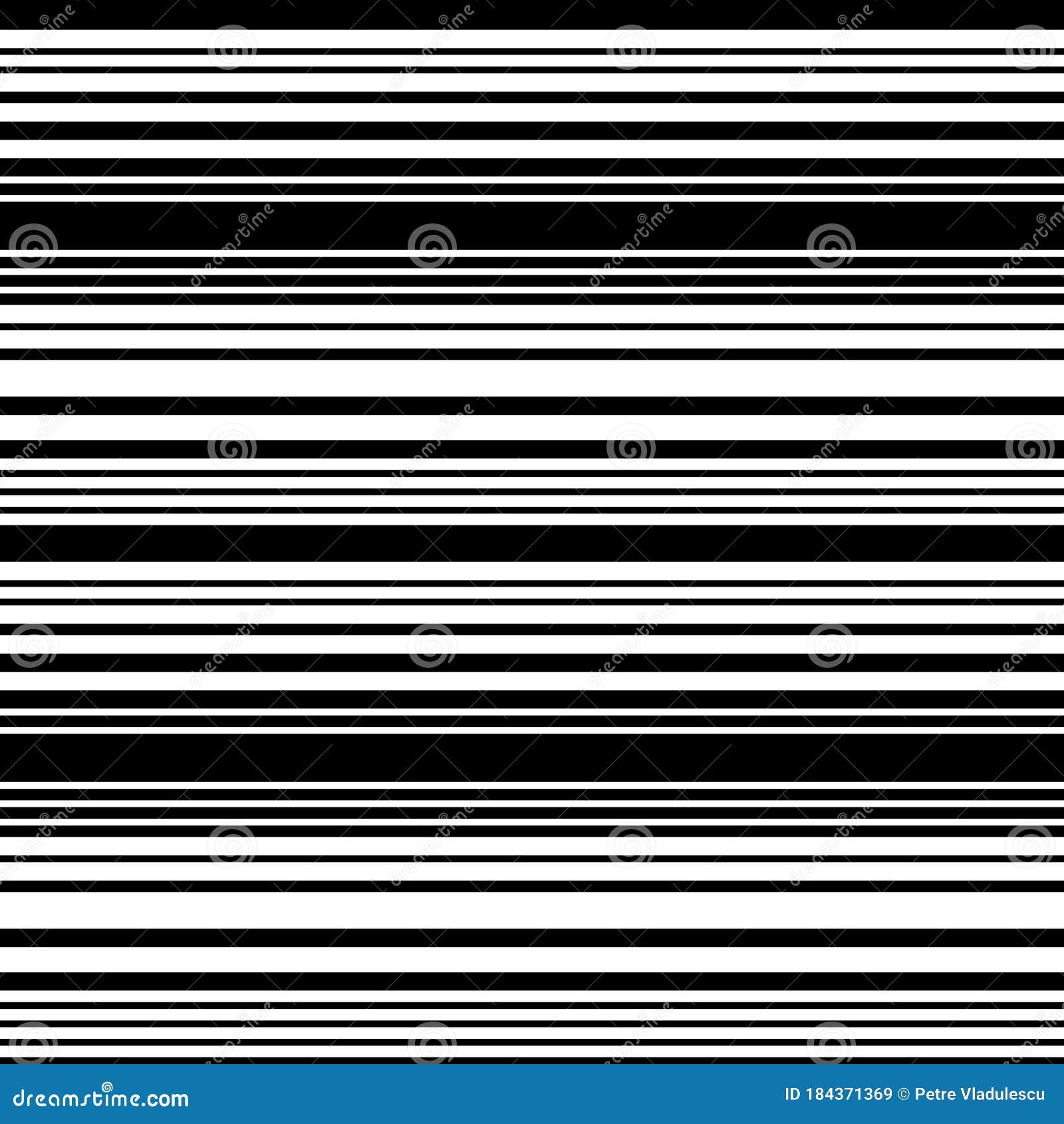 Pattern with Black and White Horizontal Lines, Modern Stylish Image ...