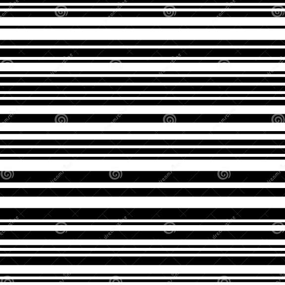 Pattern with Black and White Horizontal Lines 9280, Modern Stylish ...