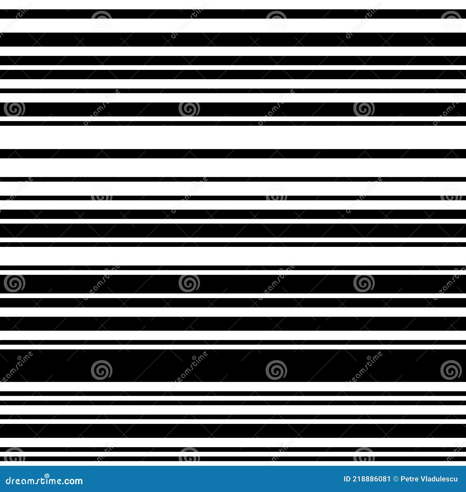 Pattern with Black and White Horizontal Lines 9281, Modern Stylish ...