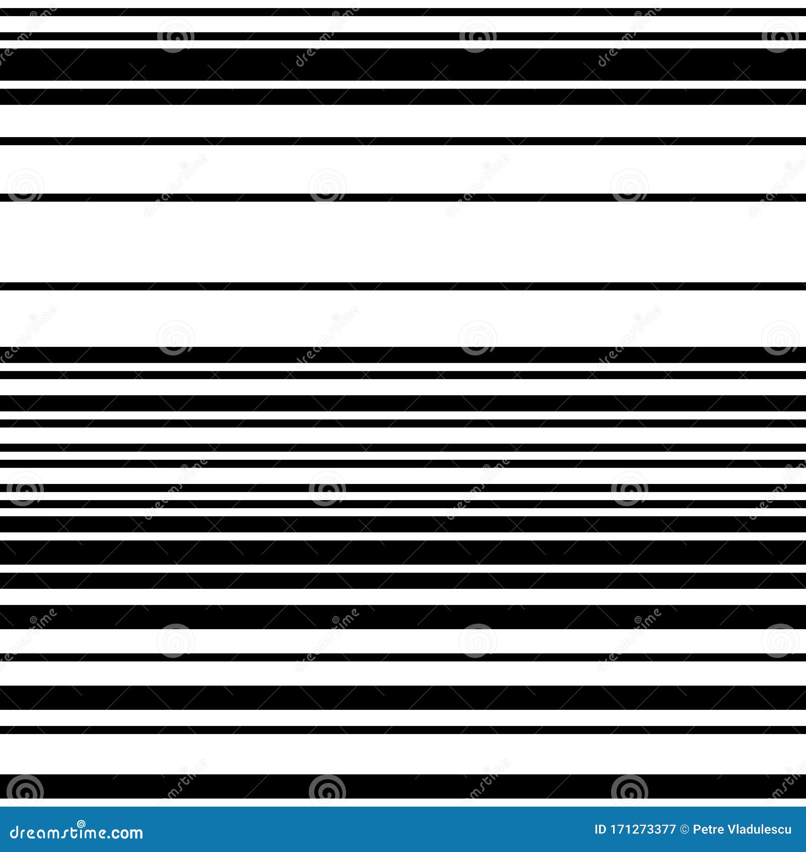 Pattern with Black and White Horizontal Lines Stock Vector ...