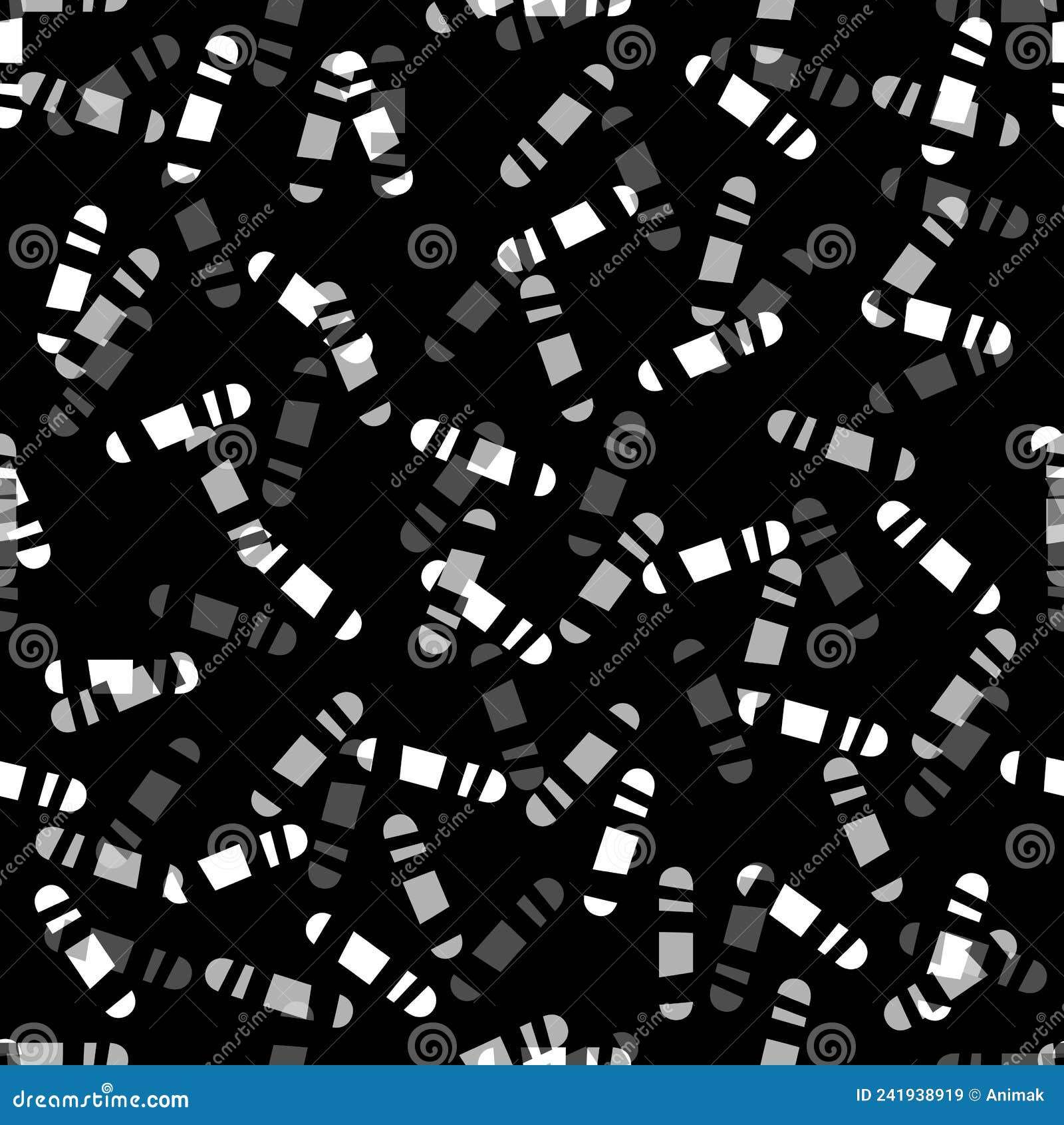 Pattern, Black and White. Simple, Minimalistic Stock Vector ...