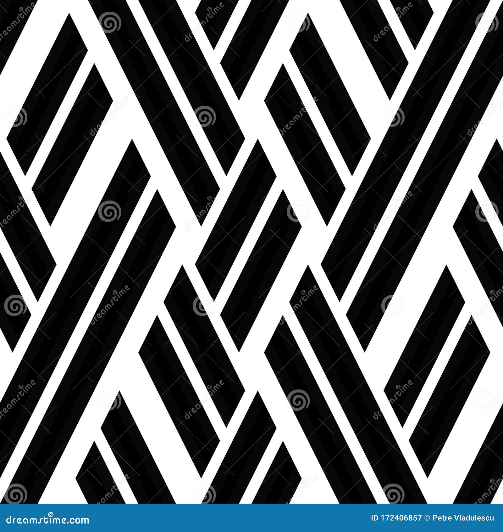 Pattern with Black and White Stripes (3), Modern Stylish Image. Stock ...