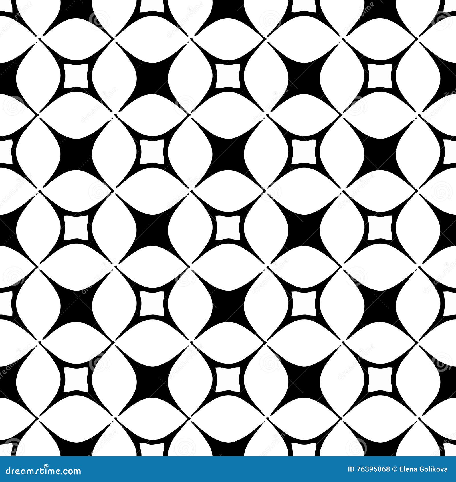 The Pattern of Black and White Stylized Squares Stock Vector ...