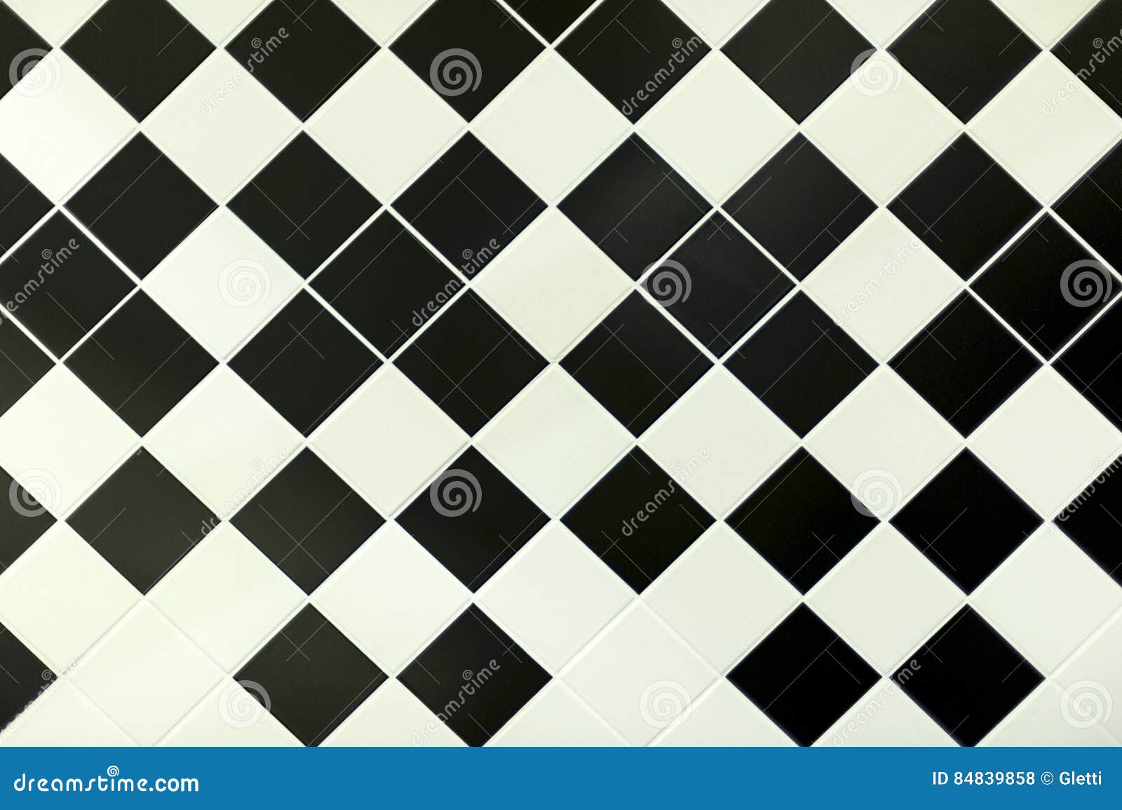 Pattern from Black and White Tiles Stock Photo - Image of white, tiles ...