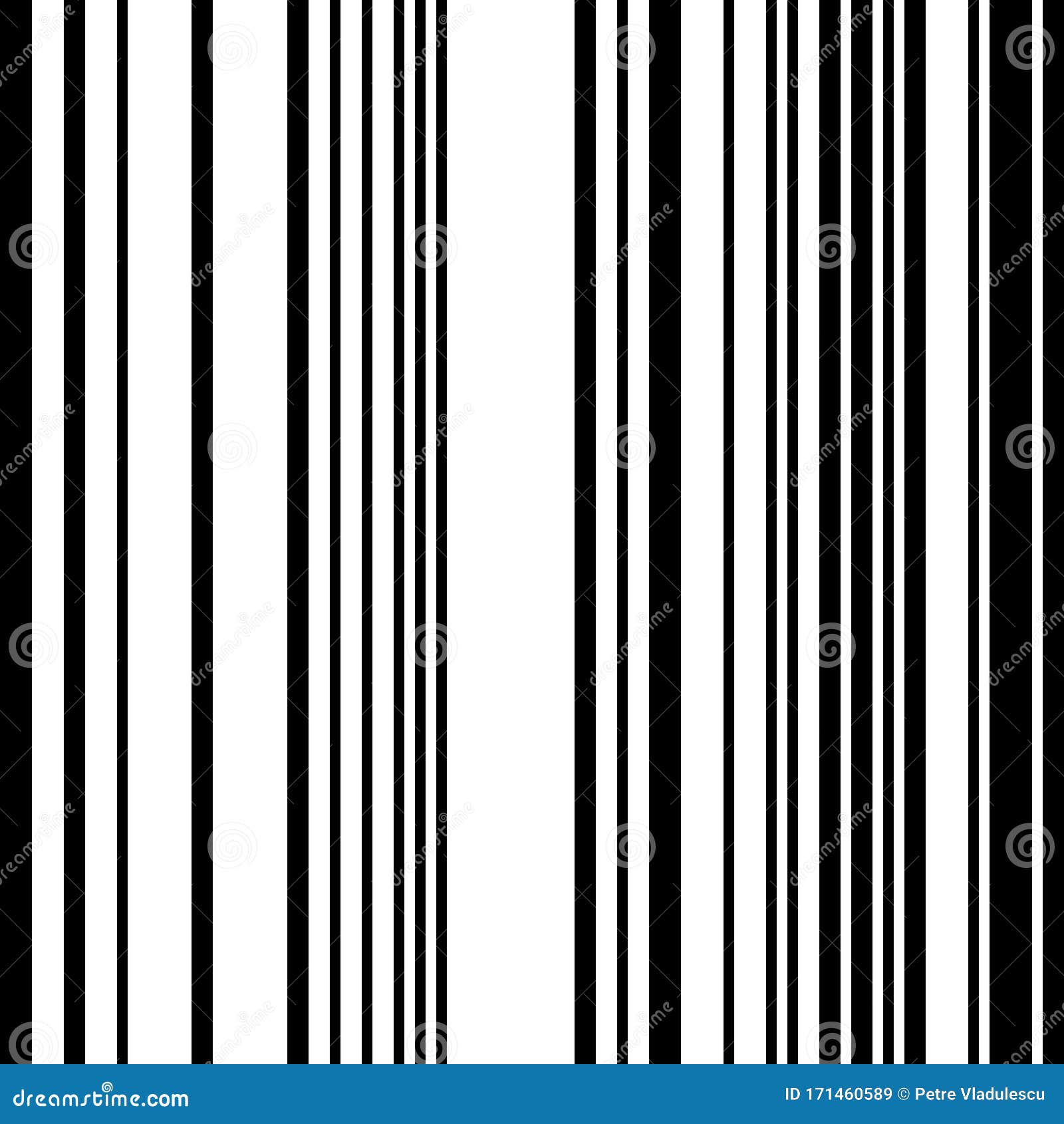Pattern with Black and White Vertical Lines on White Background. Stock ...
