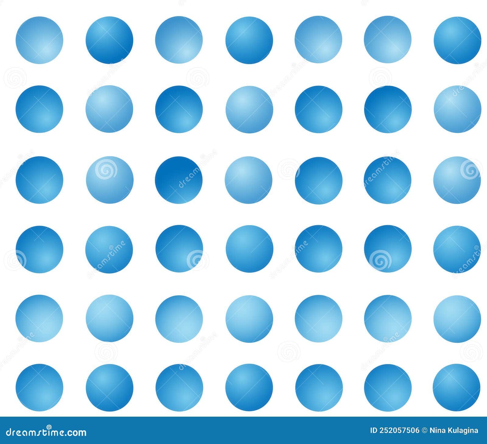 Pattern of blue balls stock photo. Image of background - 252057506