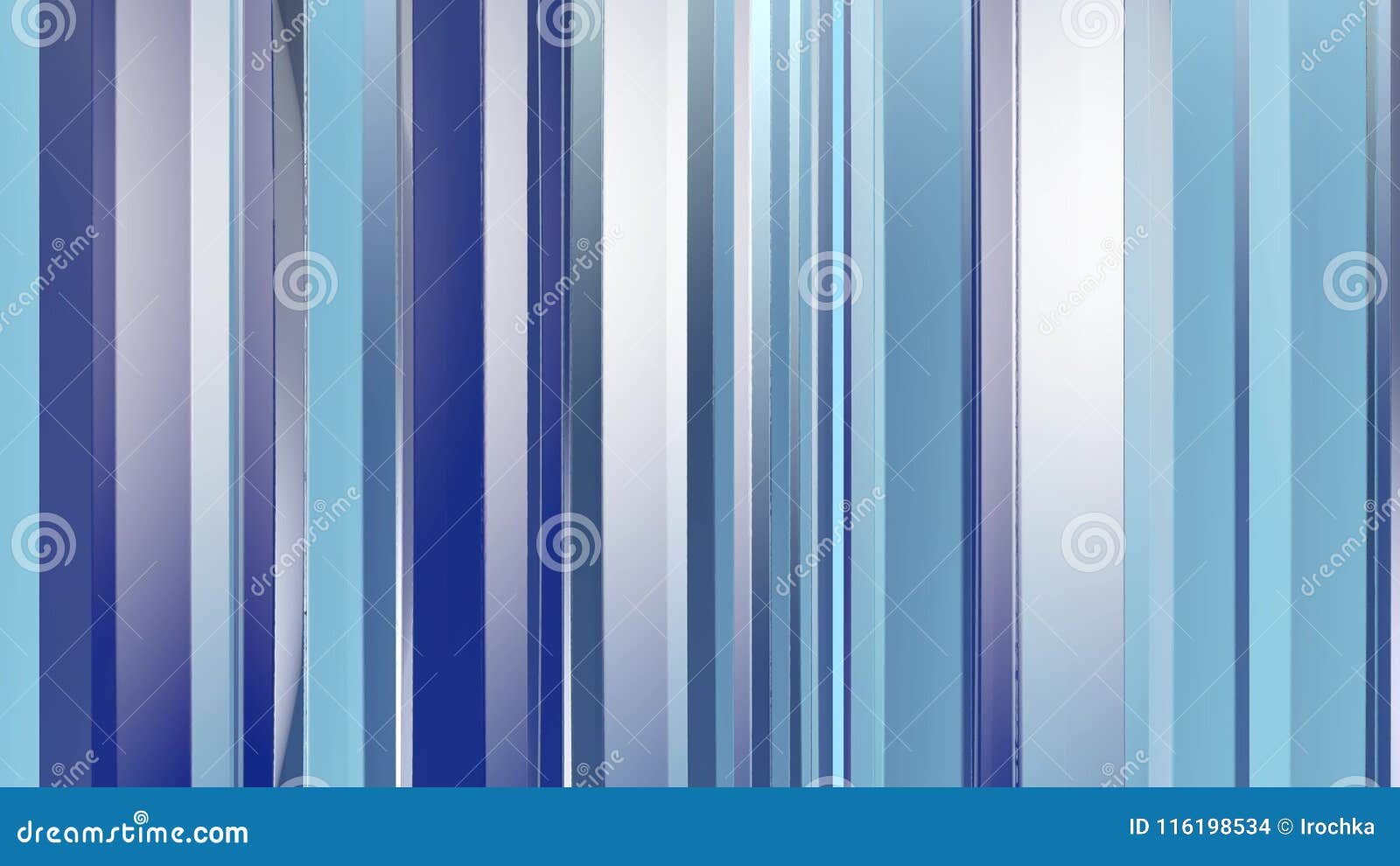 Pattern of Blue Color Strips Prisms. Abstract Background Stock Photo ...