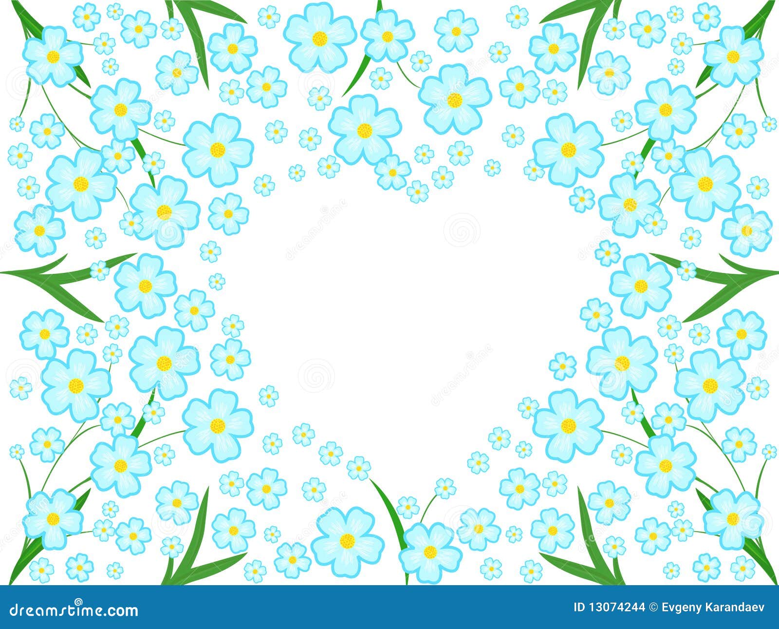 Pattern of blue colors stock vector. Illustration of drawing - 13074244