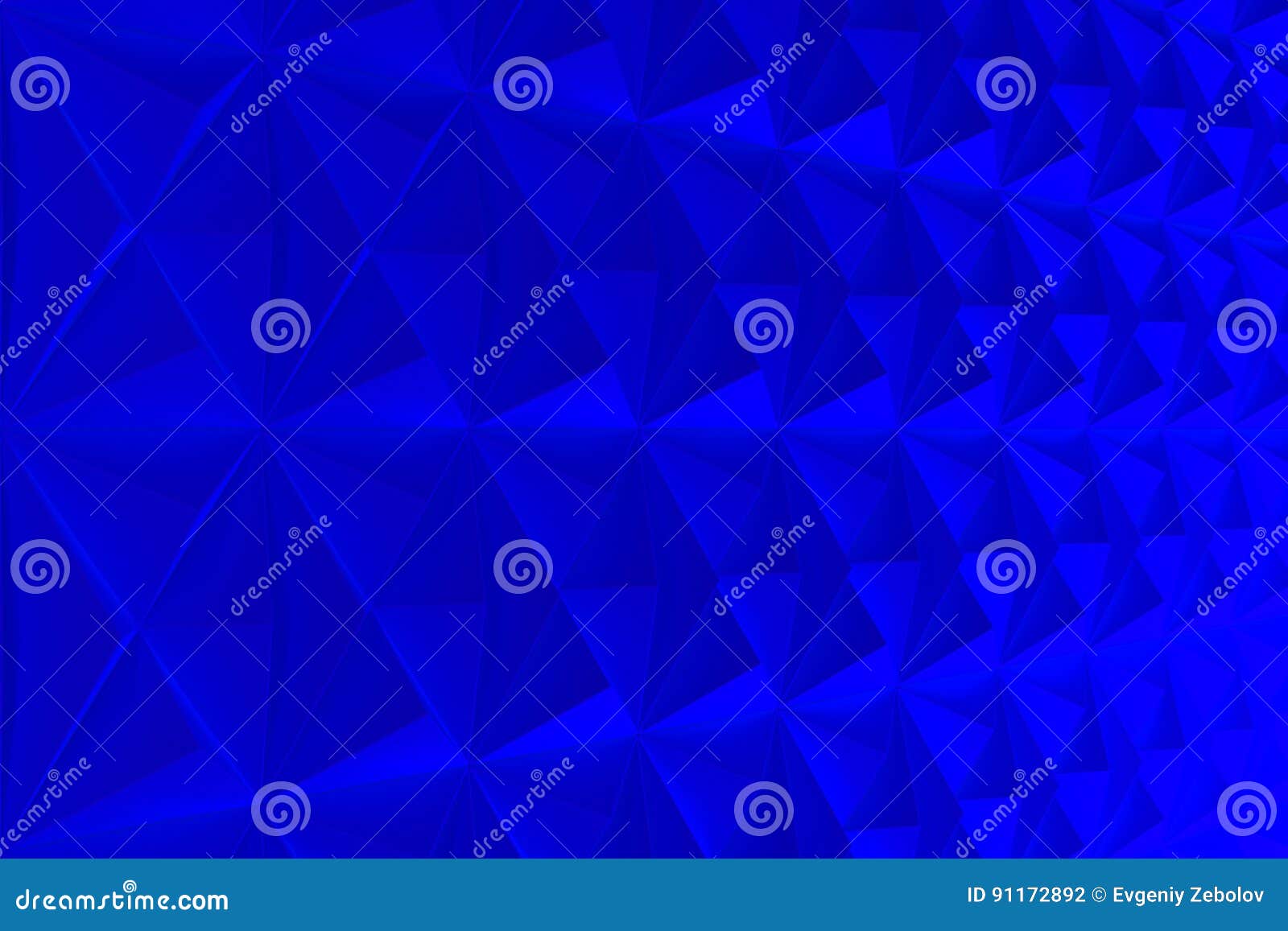 Pattern of Blue Pyramid Shapes Stock Illustration - Illustration of ...