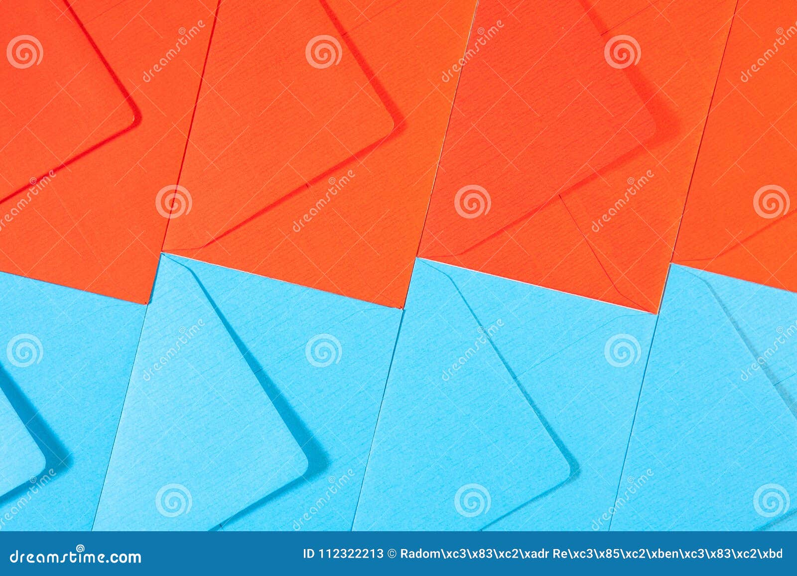 Pattern from Blue and Red Envelopes Stock Image - Image of envelopes ...
