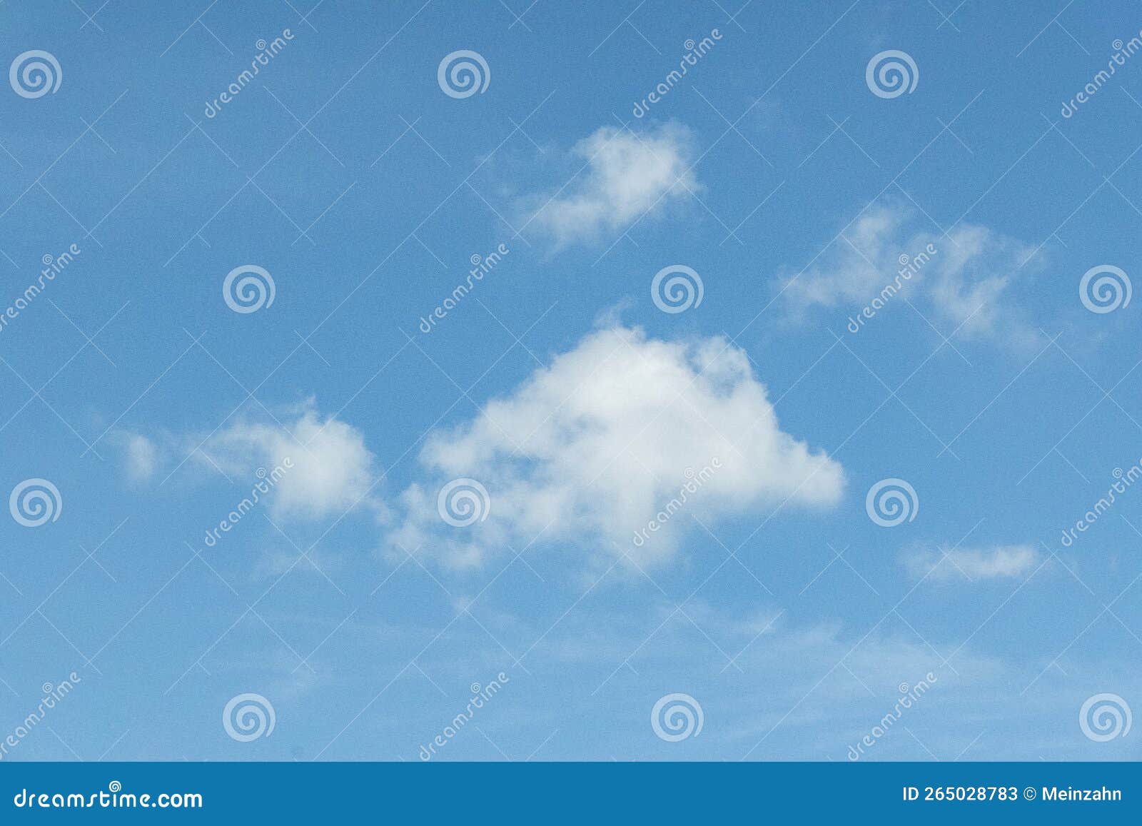 Pattern of Blue Sky with Soft Stripes of Clouds Stock Image - Image of ...