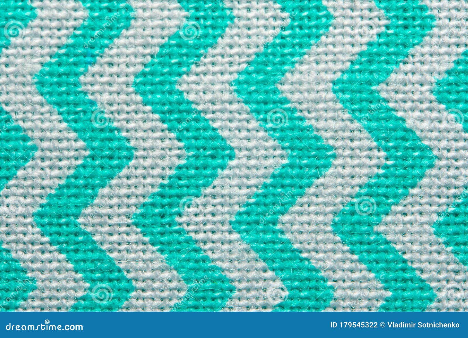 Pattern of Blue and White Striped Zig Zag Stock Photo - Image of pillow ...
