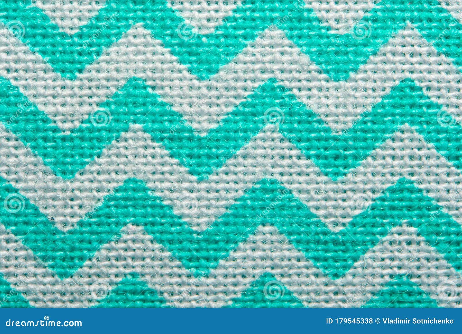Pattern of Blue and White Striped Zig Zag Stock Photo - Image of ...