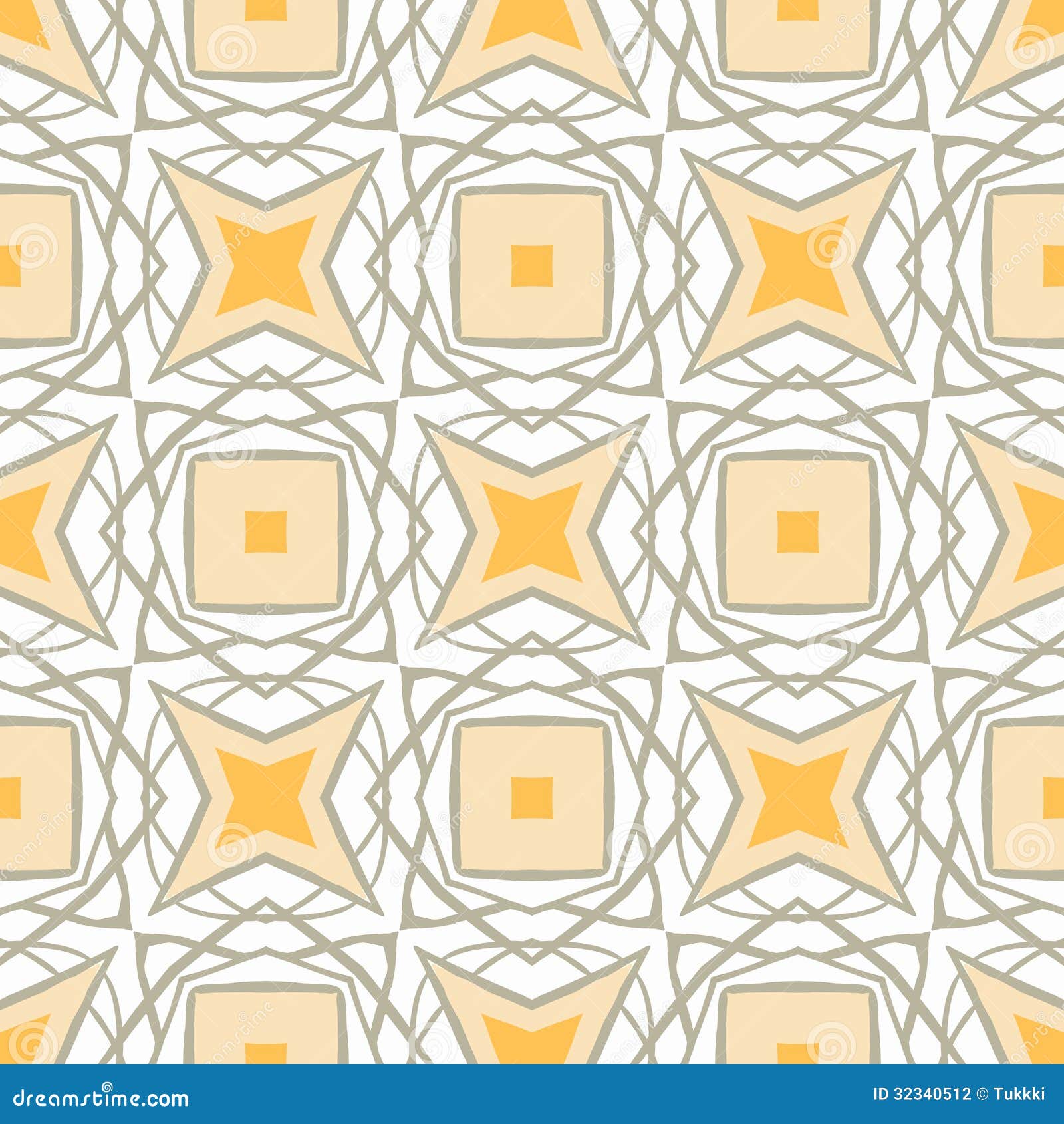 Pattern with Bold Geometric Shapes in 1970s Style Stock Vector ...