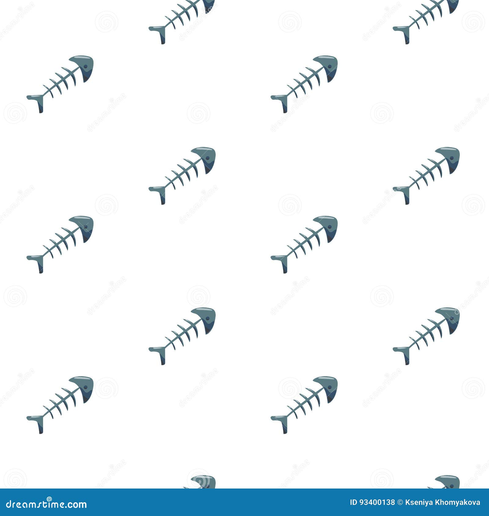 Pattern with bones stock vector. Illustration of decor - 93400138