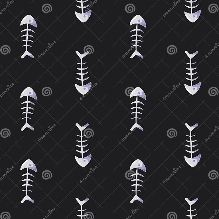 Pattern with bones stock vector. Illustration of landfill - 95368840