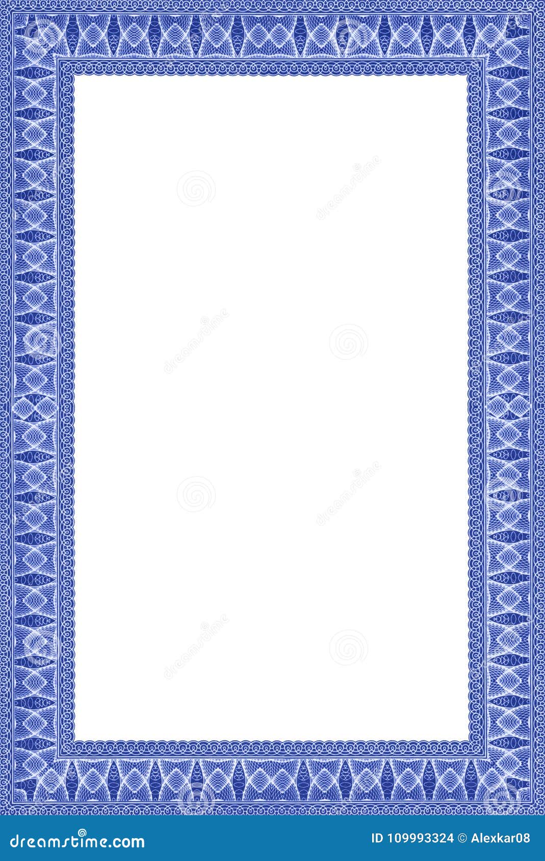 Pattern border frame stock illustration. Illustration of blue - 109993324