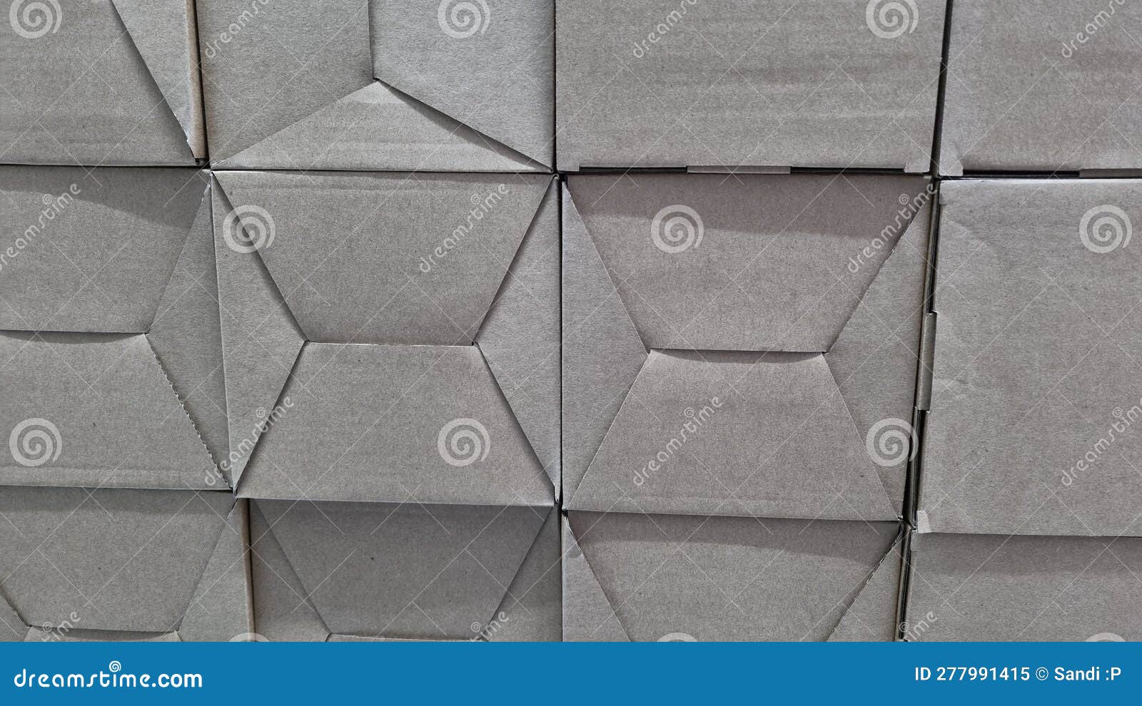 Pattern Box Paper White Packaging Kardus Stock Image - Image of ...