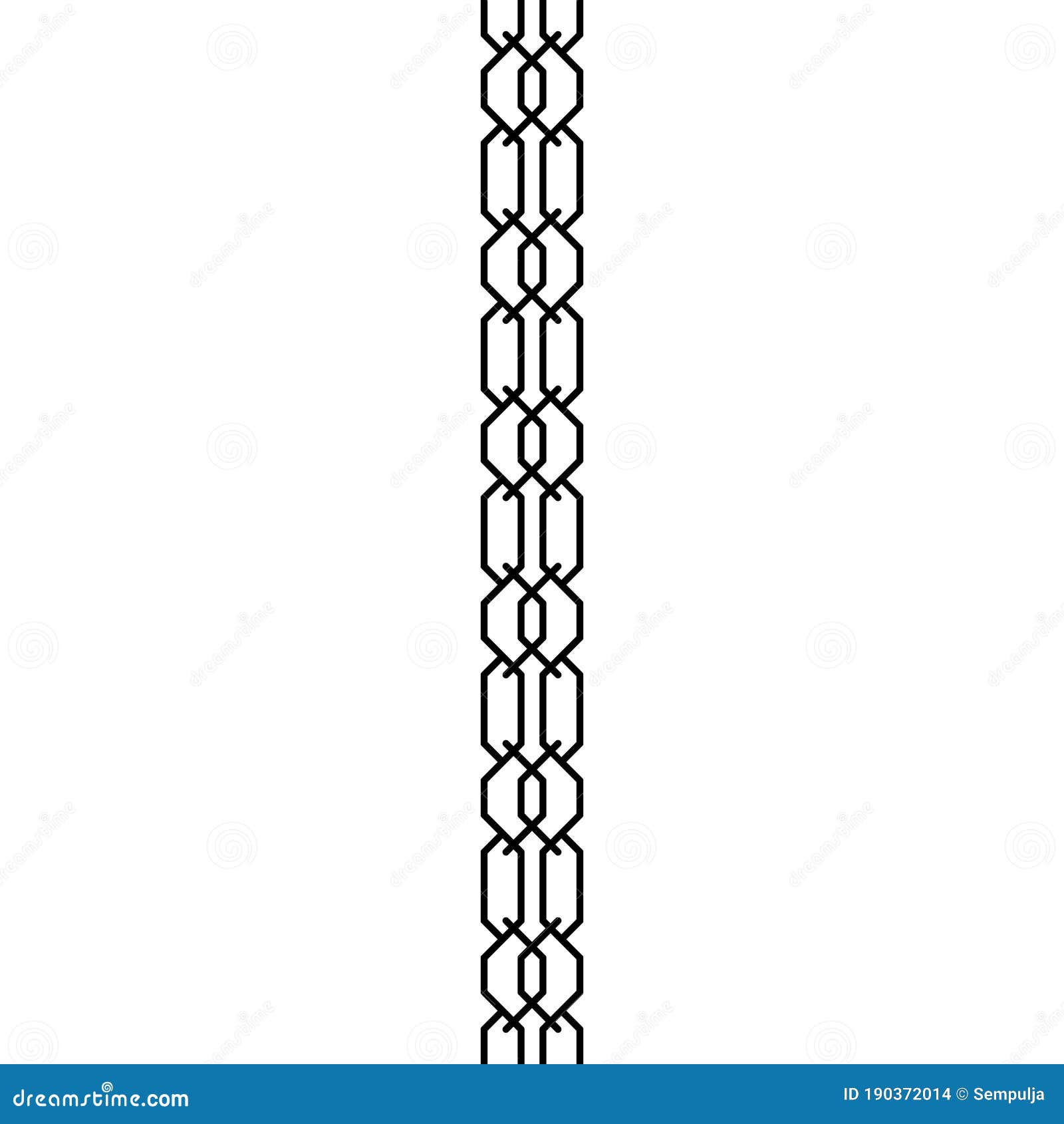 Pattern Braided the Braid of the Lines Stock Illustration ...