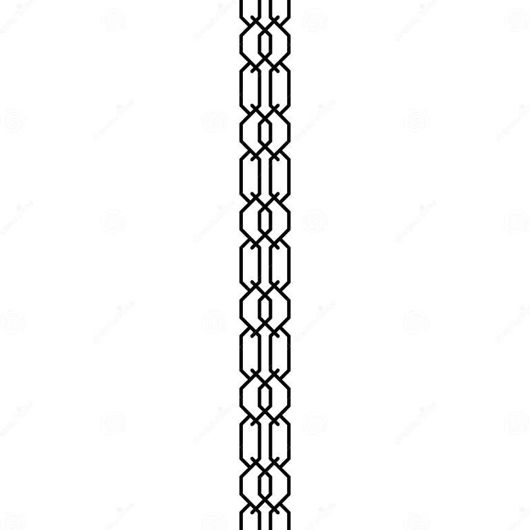 Pattern Braided the Braid of the Lines Stock Illustration ...
